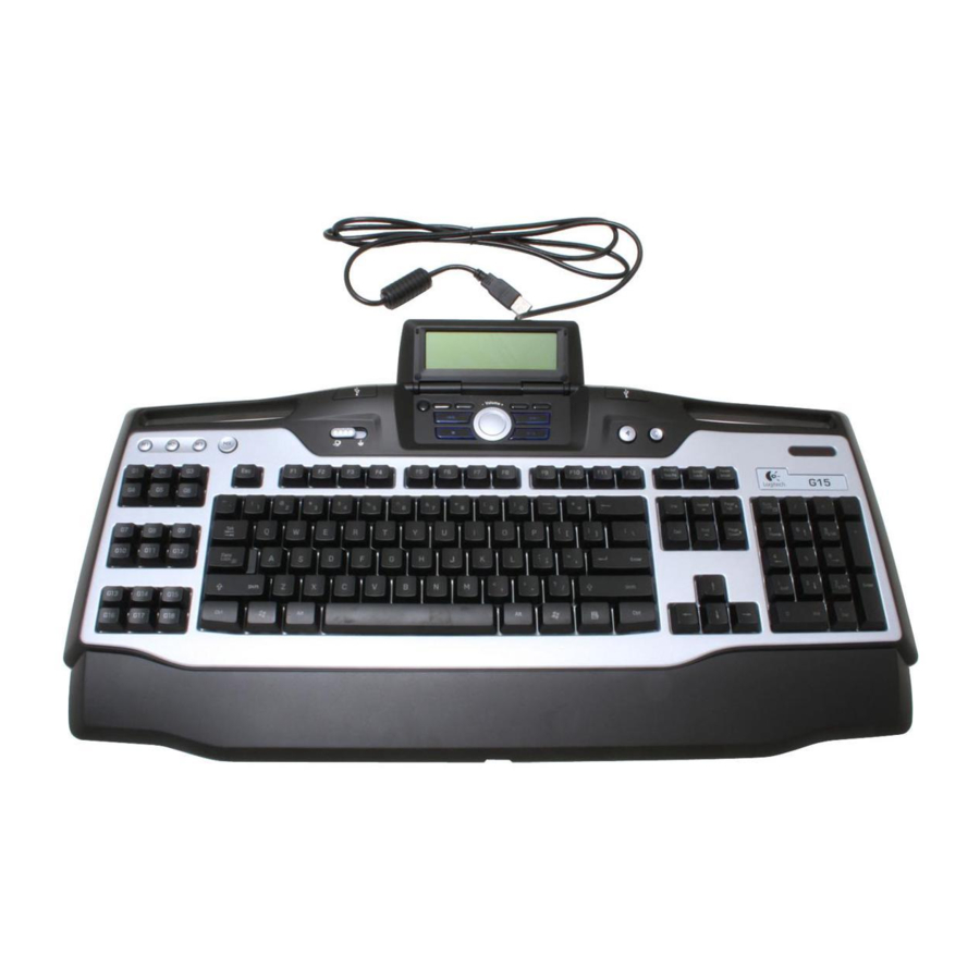 Guía de instalación del teclado Logitech G15 | ManualsLib