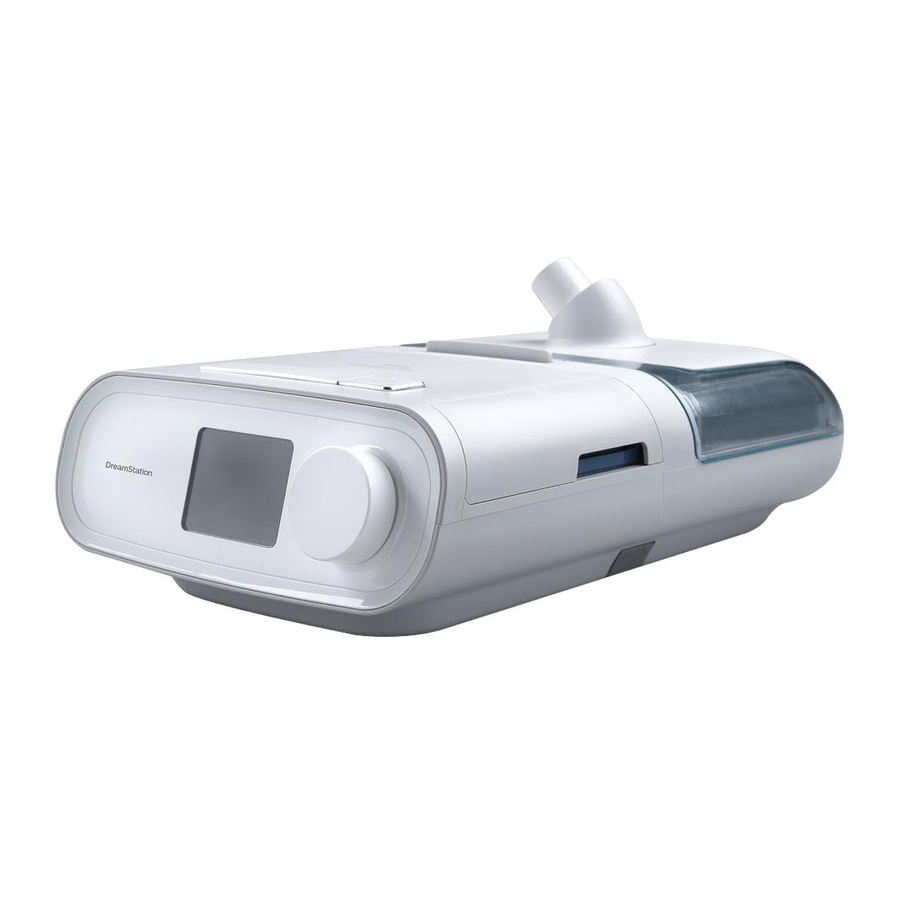 Philips Respironics Dreamstation CPAP PRO Quick Start Guide | ManualsLib