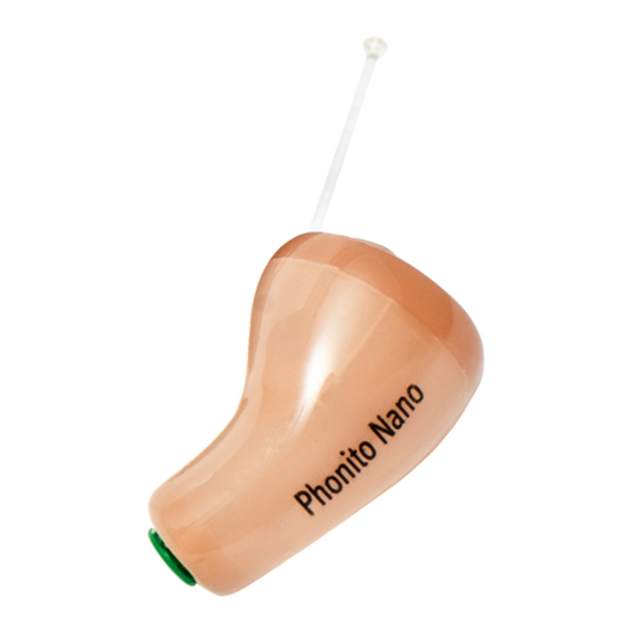 Phonak Phonito Nano - Mwongozo wa Kipokezi cha Ndani ya Sikio | ManualsLib