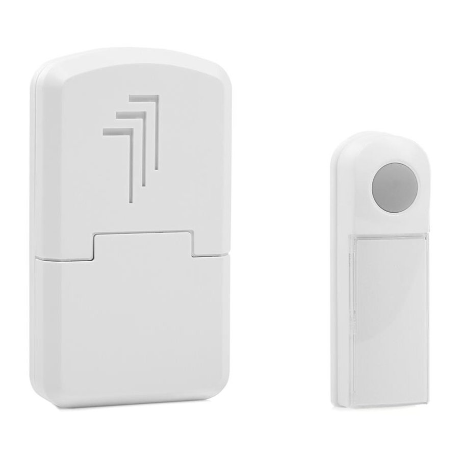 Byron DB401E - Instruções do Kit de Campainha Portátil Sem Fio | ManualsLib