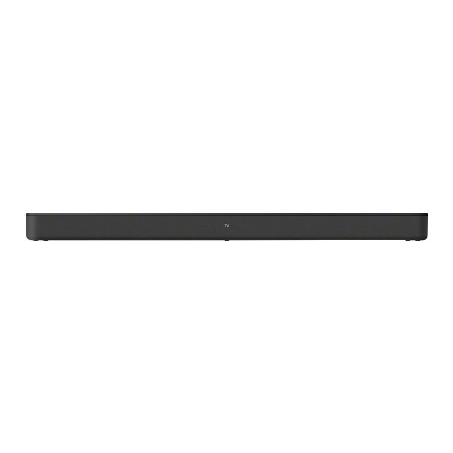 Sony HT-SD40 - Priručnik za Sound Bar | ManualsLib