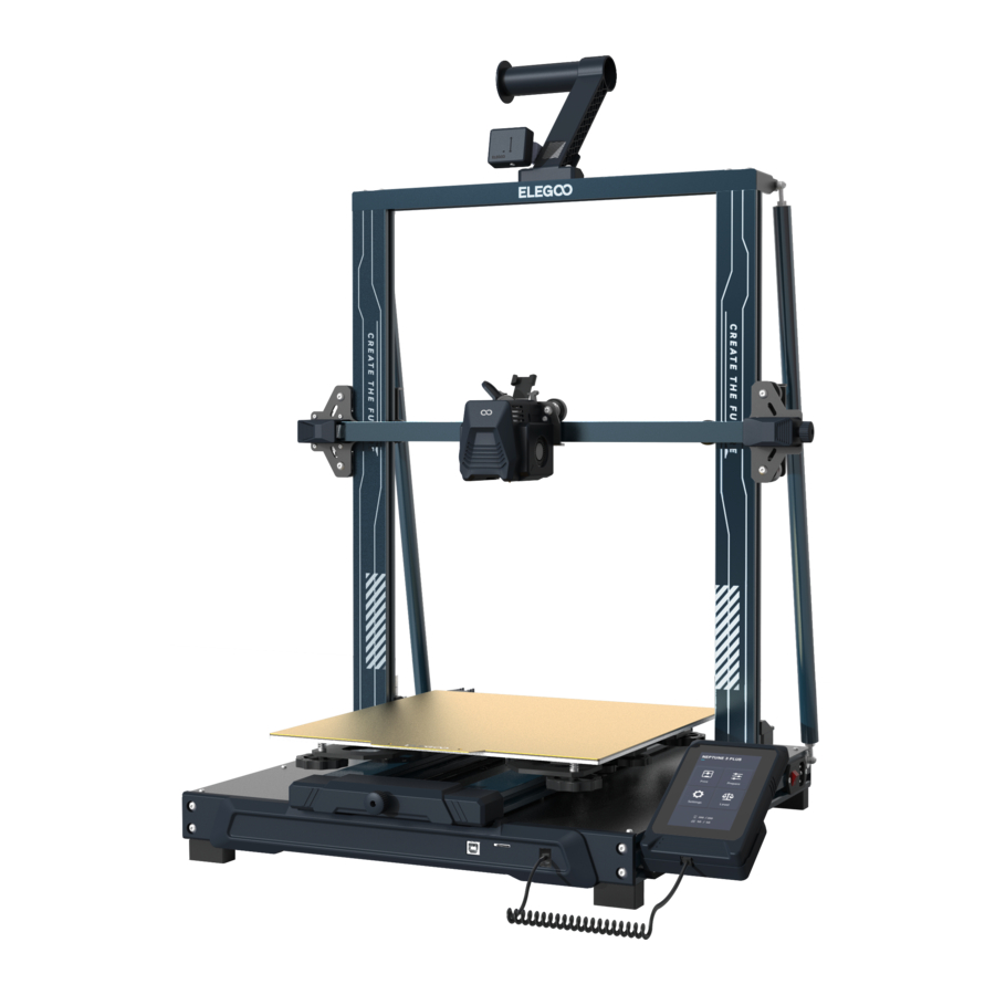 Elegoo Neptune 3 Plus - Priročnik za 3D tiskalnik | ManualsLib