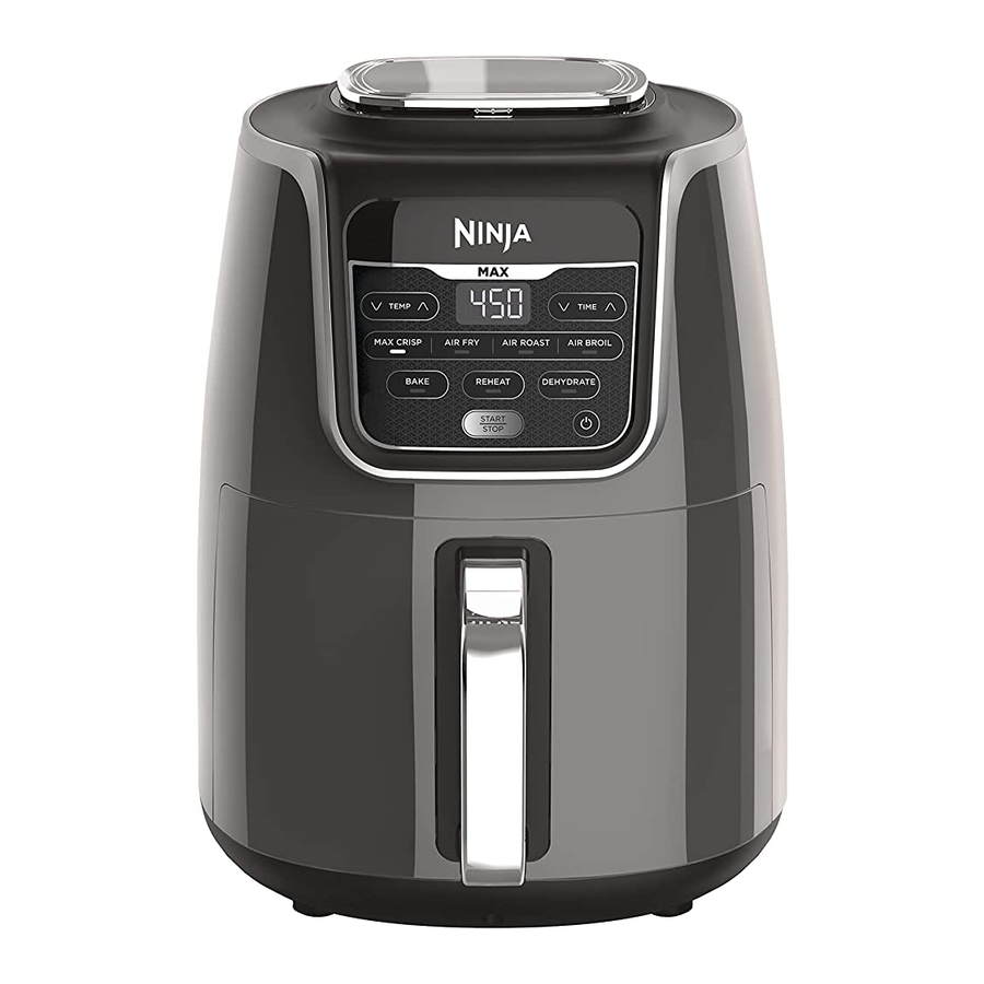 Ninja AF160 Serie AIR FRYER MAX XL Handleiding | ManualsLib