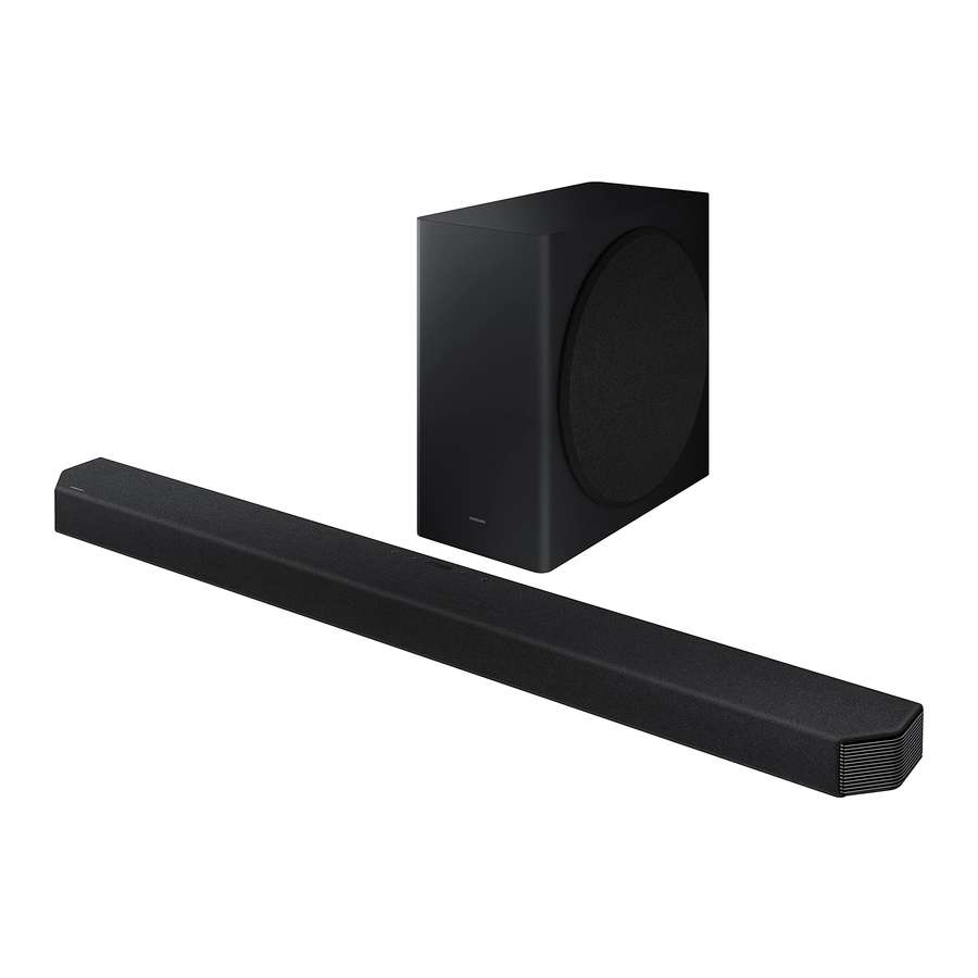 Samsung HW-Q900A - 7.1.2 Dolby Atmos Soundbar Manual | ManualsLib