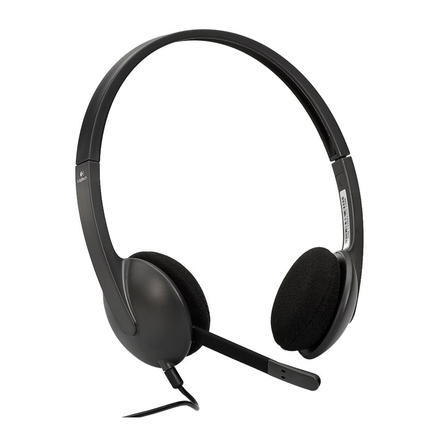 Logitech H340 - Installatiegids voor USB-headset | ManualsLib