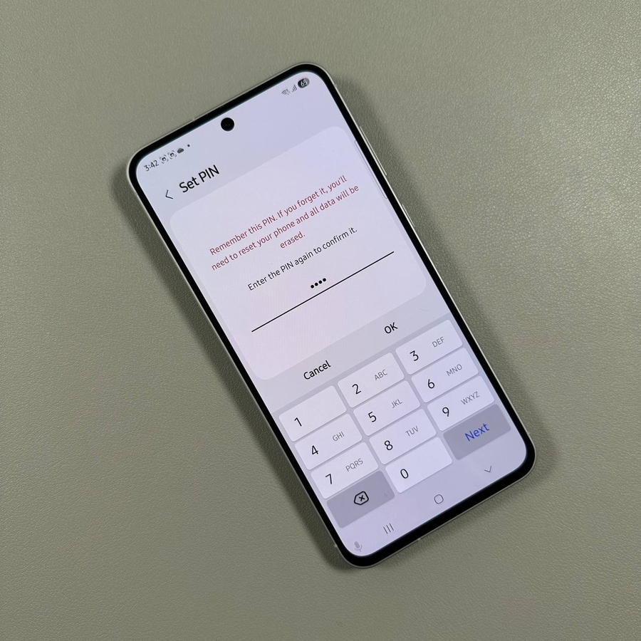 How to Add a Lock Screen Type on Your Samsung Galaxy A56 | ManualsLib