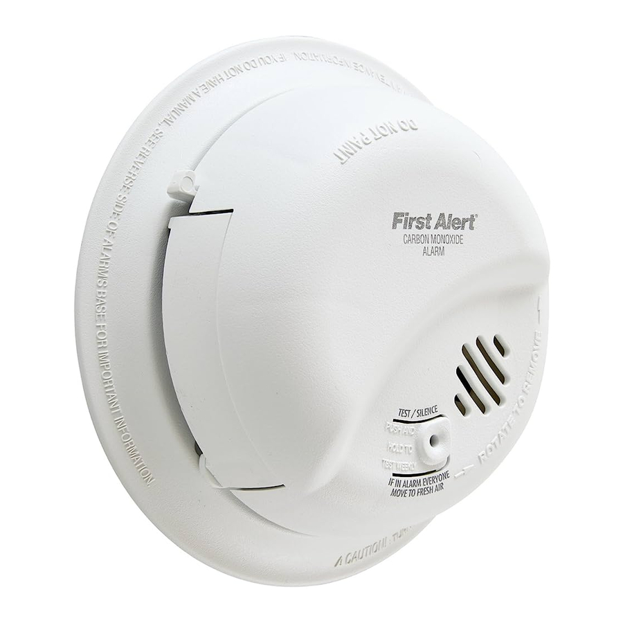 First Alert CO5120BN, CO5120PDBN - Manual Alarm Karbon Monoksida ...