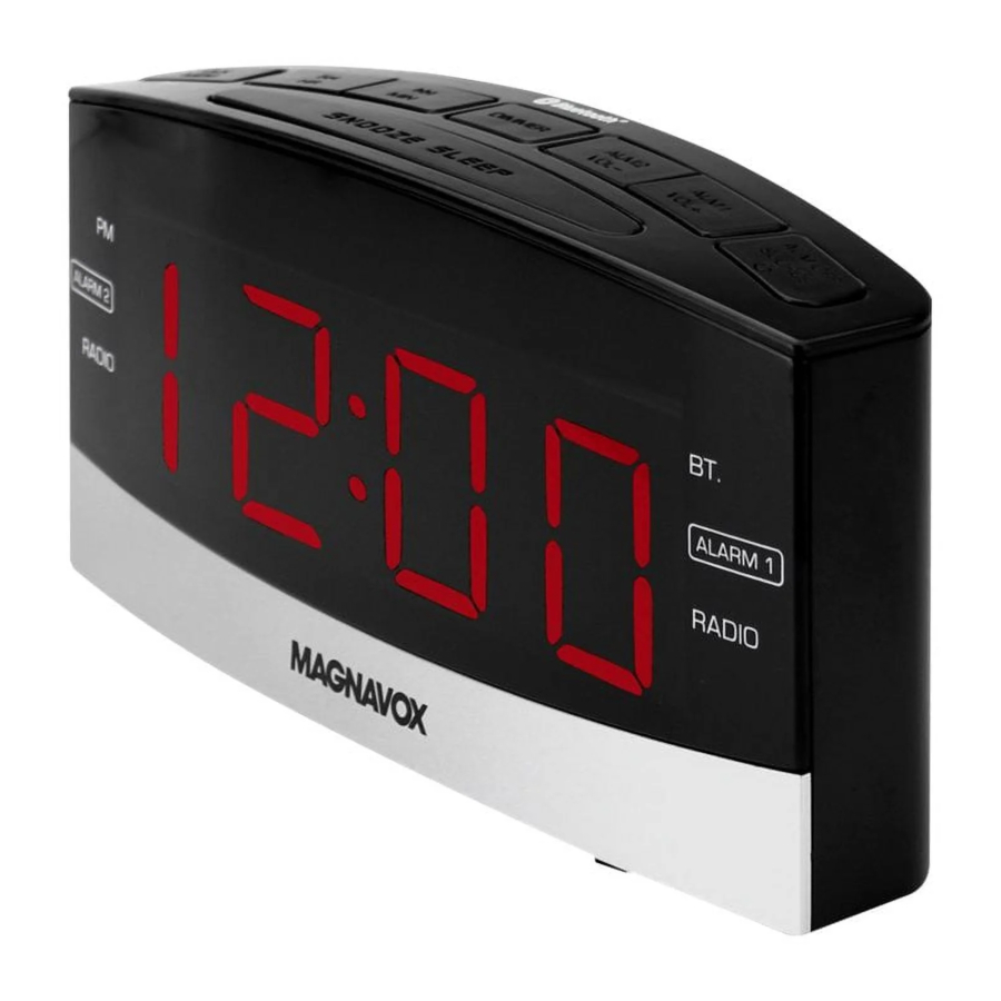 Magnavox MR41806BT - Clock Radio Manual | ManualsLib