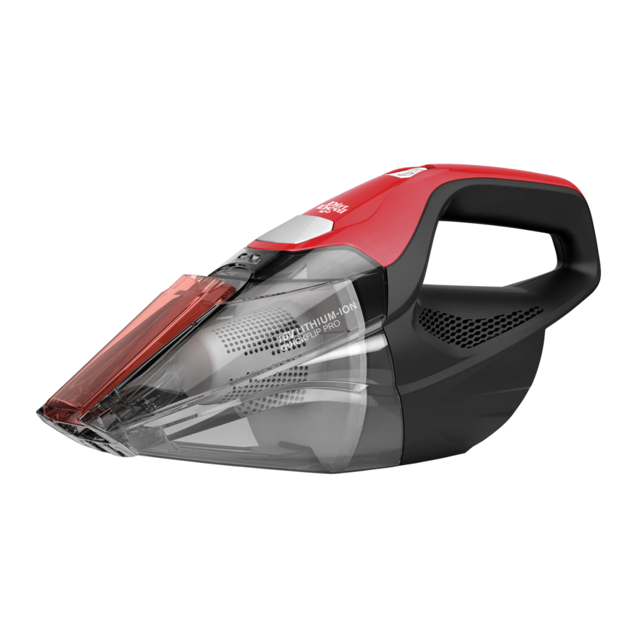 Dirt Devil Lithium Cordless Hand Vacuum Handleiding | ManualsLib