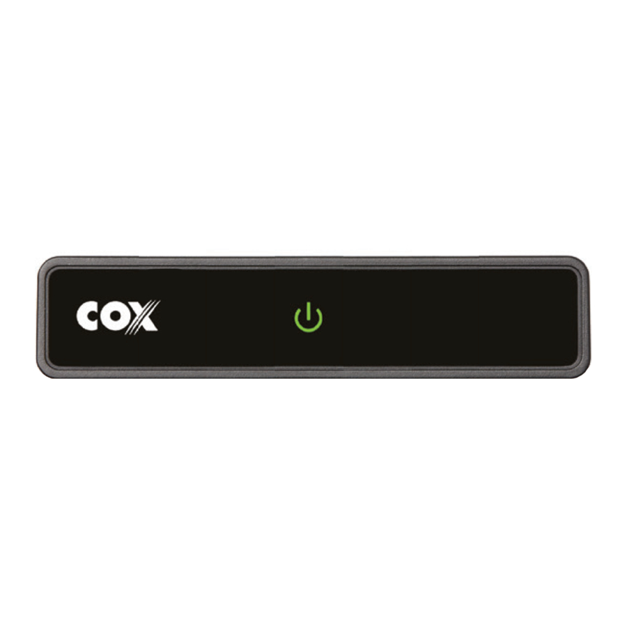 Οδηγίες για το COX Mini Box | ManualsLib