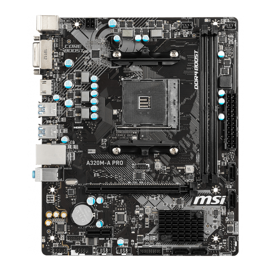 MSI A320M-A PRO, A520M-A PRO - Manual de la placa base | ManualsLib