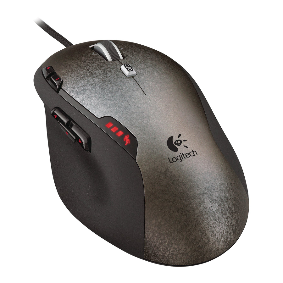 Logitech G500 - Příručka k herní myši | ManualsLib
