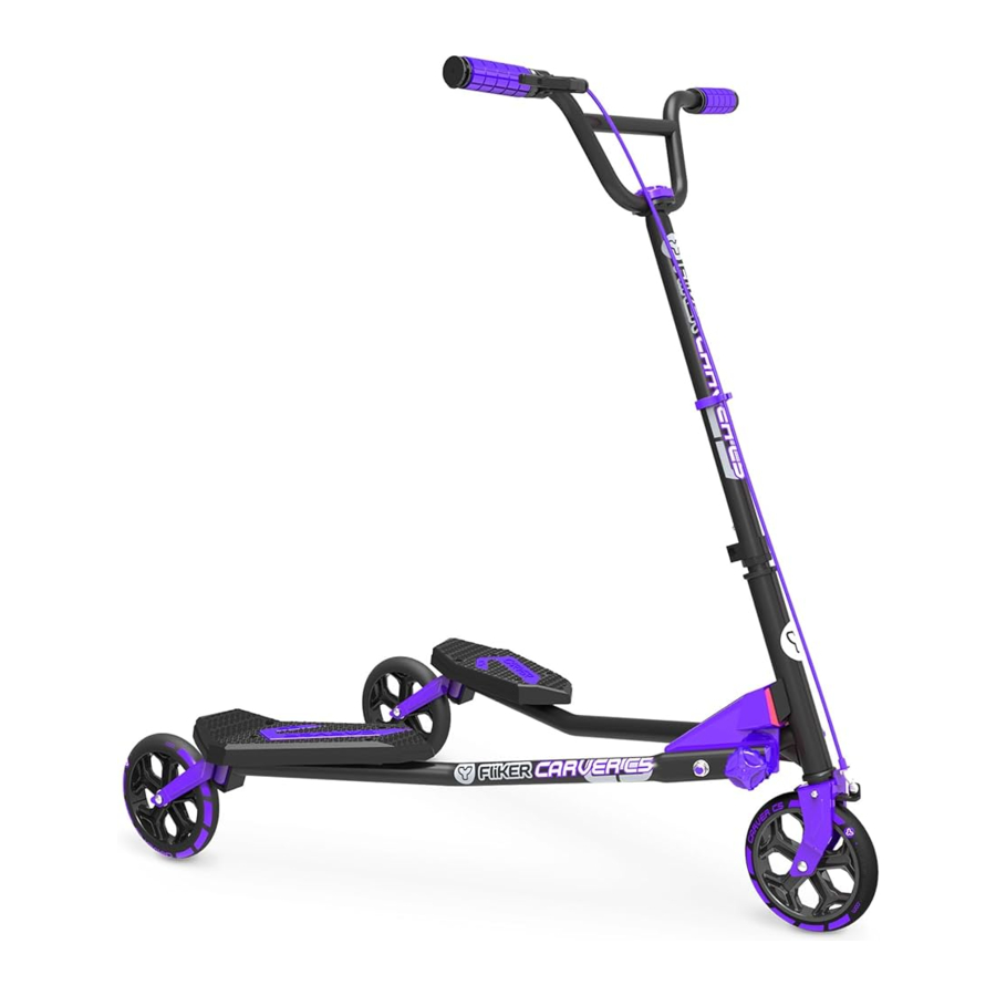 Y-Volution FLIKER CARVER C5, FLIKER C5 - Manuale dello scooter | ManualsLib