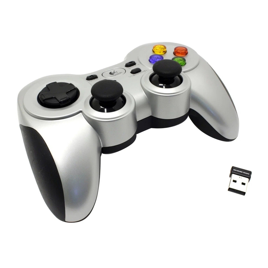Manuel du Gamepad sans fil Logitech F710 | ManualsLib