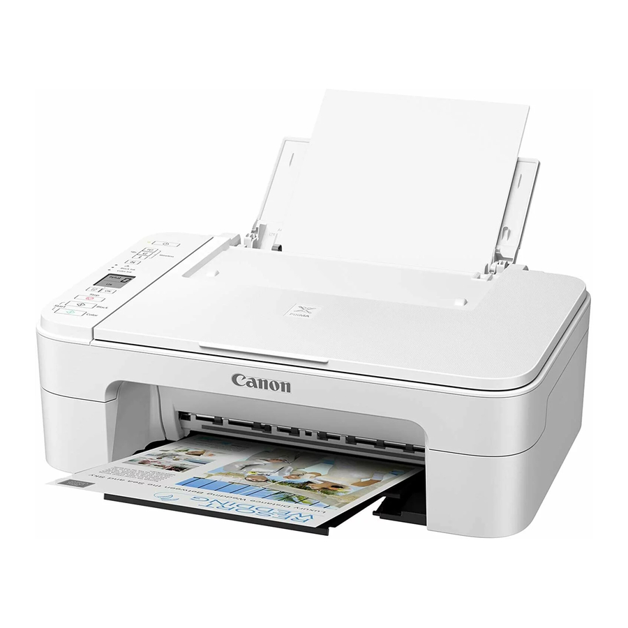 Canon PIXMA TS3300 Series Printer Komme i gang | ManualsLib