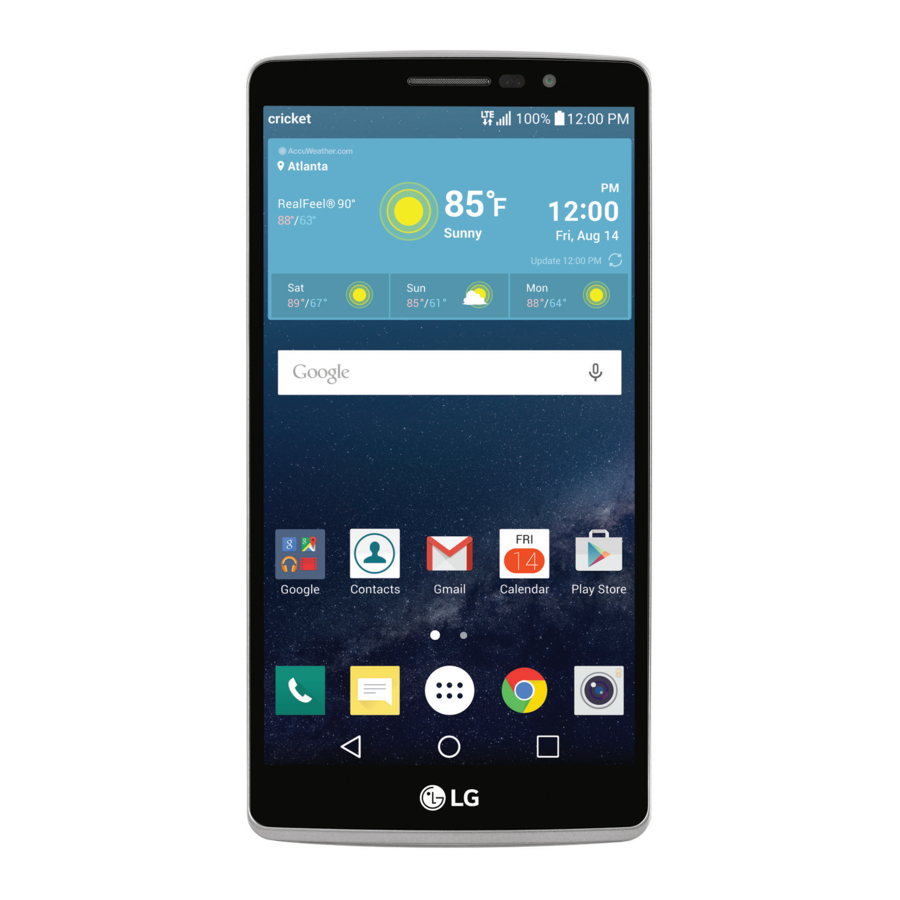 Guide de démarrage rapide du LG Cricket G Stylo | ManualsLib