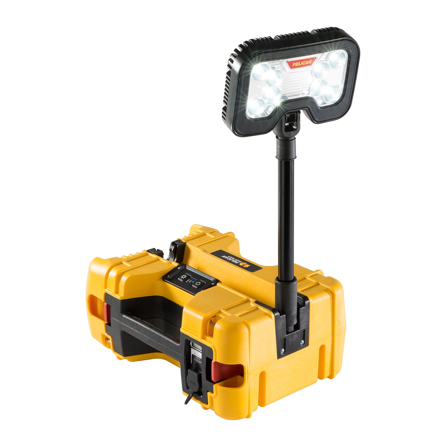 Pelican 9480 - 4000 Lumens Remote Area Lighting System -käyttöohje ...