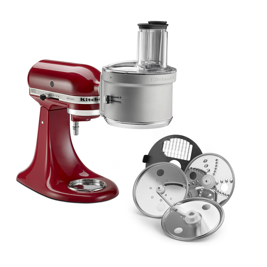 KitchenAid KSM2FPA Кухонный комбайн с набором для нарезки кубиками в ...