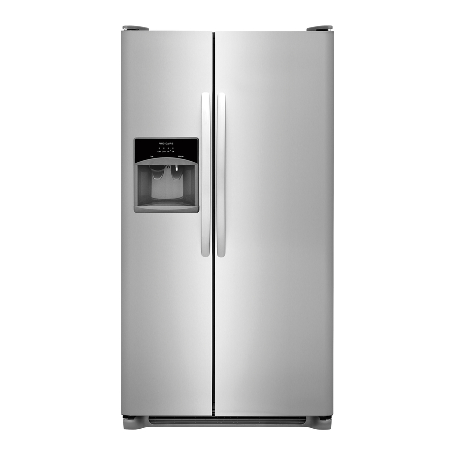Mwongozo Kamili wa Mtumiaji wa Frigidaire FFSS2615TS | ManualsLib