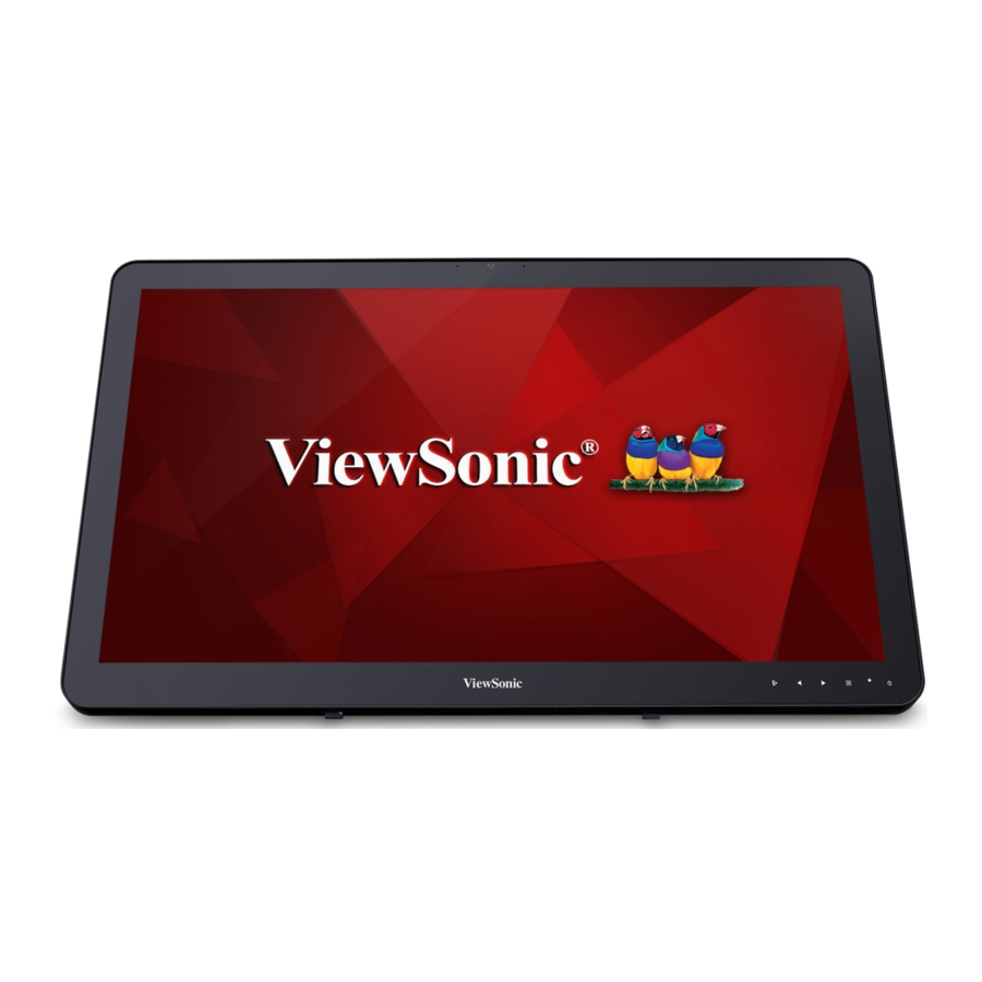 ViewSonic TD2430/TD2430-CN - Kijelző használati útmutató | ManualsLib