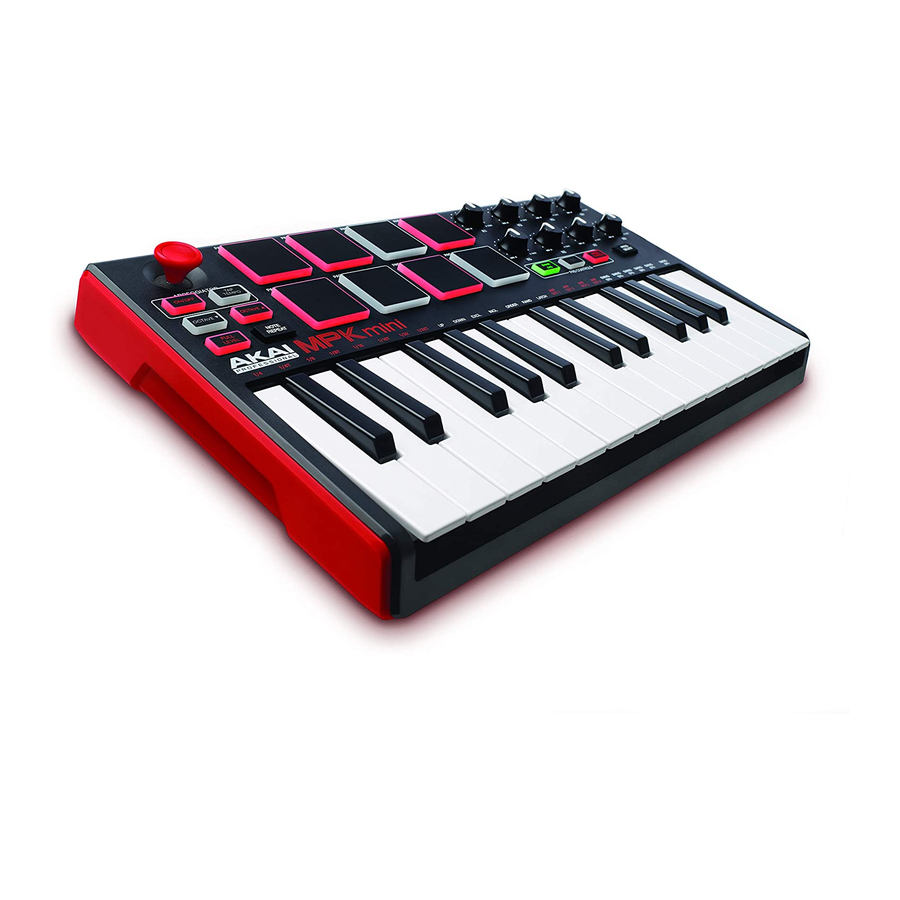 Vodič za brzi početak za Akai MPK MINI | ManualsLib