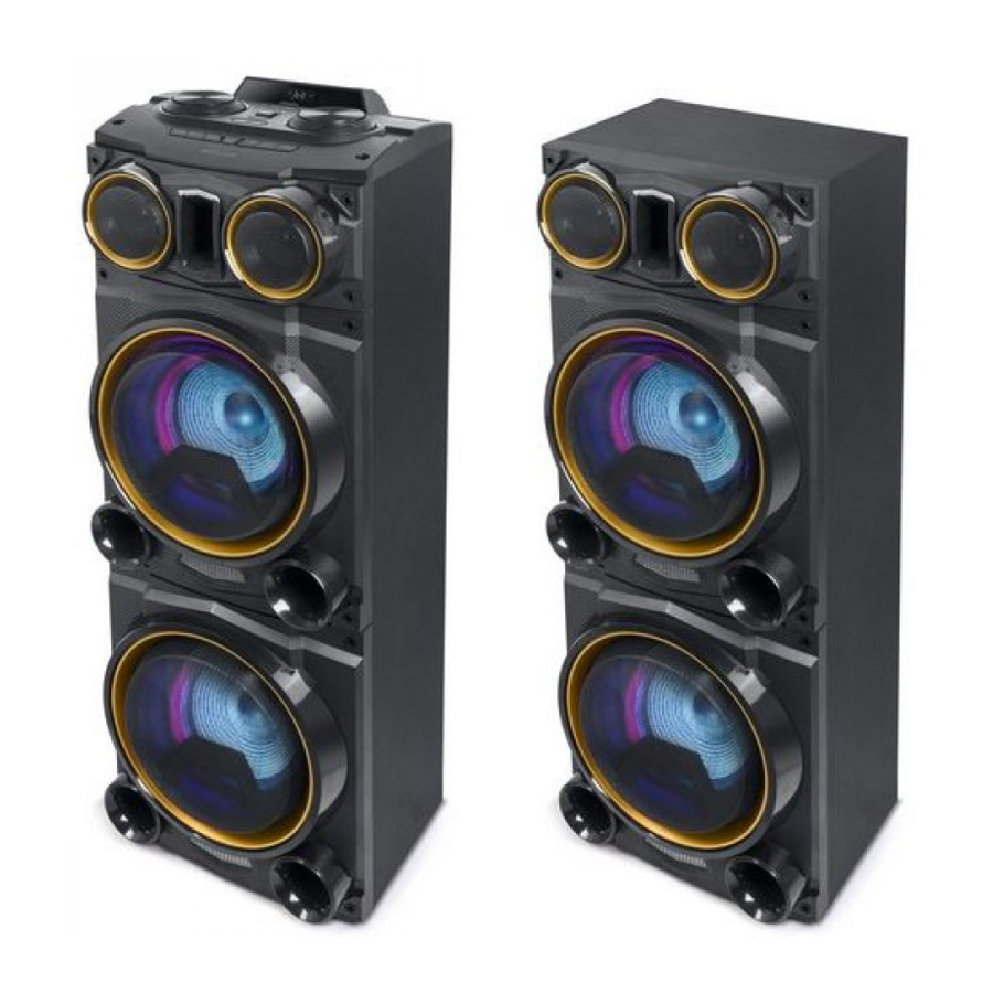 Muse M-2985 DJ - Manuel de l'enceinte Bluetooth Party Box | ManualsLib