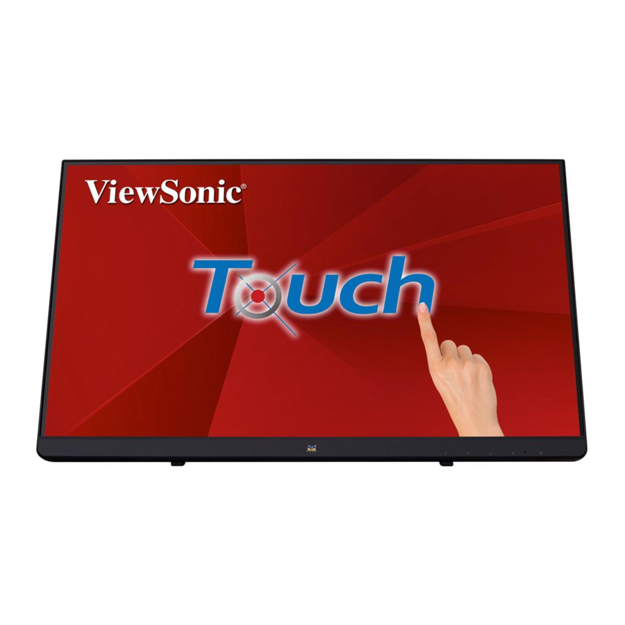 ViewSonic TD2230 - Manual del monitor | ManualsLib