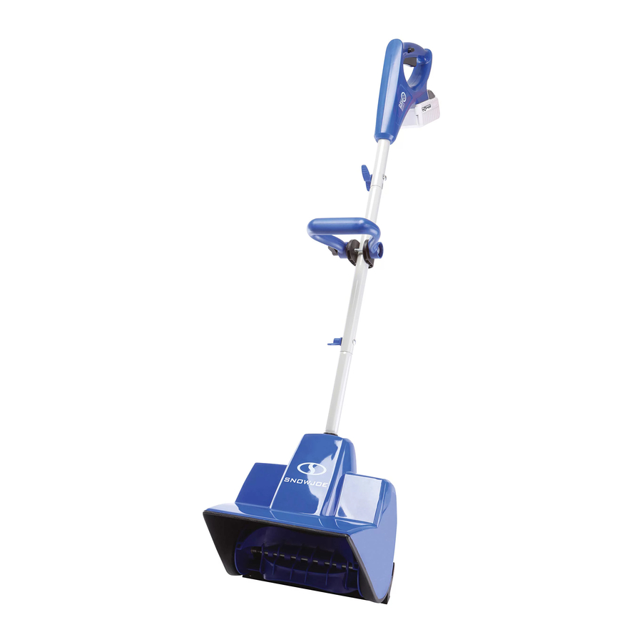SnowJoe 24V-SS11-XR - Cordless Snow Shovel Manual | ManualsLib