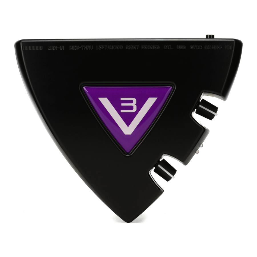 V3 SOUND Sonority XXL Manual | ManualsLib