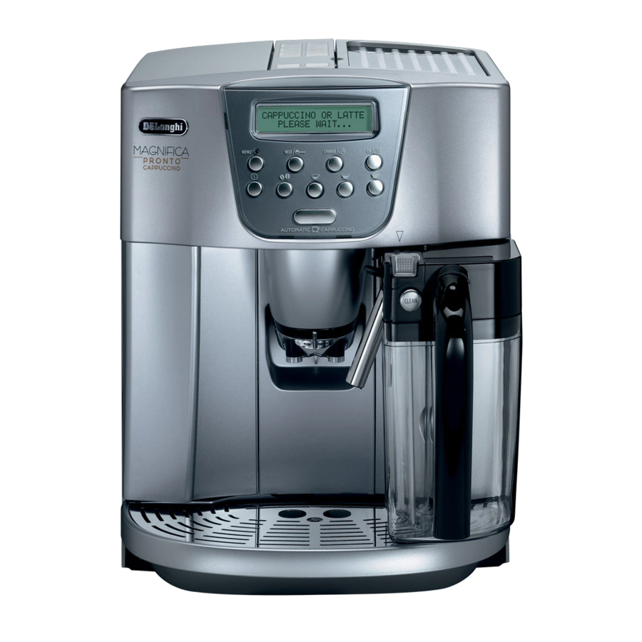 DeLonghi Magnifica ESAM4500 Otomatik Kahve Makinesi Kullanım Kılavuzu ...