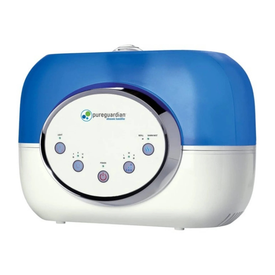 Guardian H4610 - PureGuardian 2-Gallon 120-Hour Ultrasonic Warm and ...