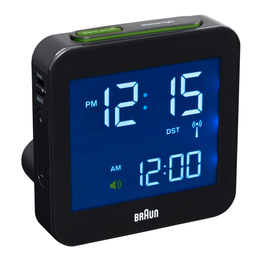 Braun BNC009-RC Global Radio Rýchly návod | ManualsLib