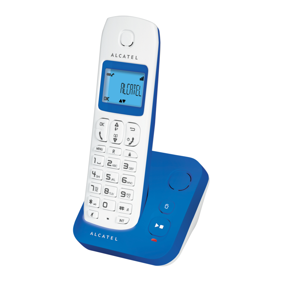 Alcatel E130 VOICE, E190 VOICE - Guia de Início Rápido do Telefone Sem ...