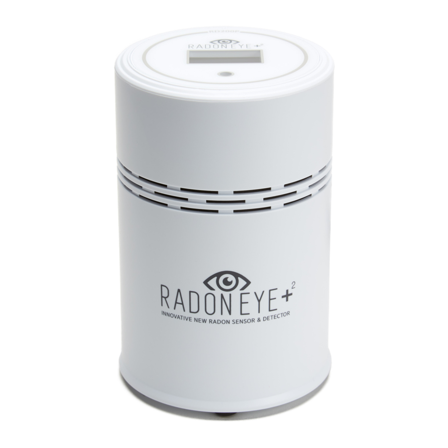 RadonFTLab RadonEye Plus 2, RD200P2 - Návod na používanie ...