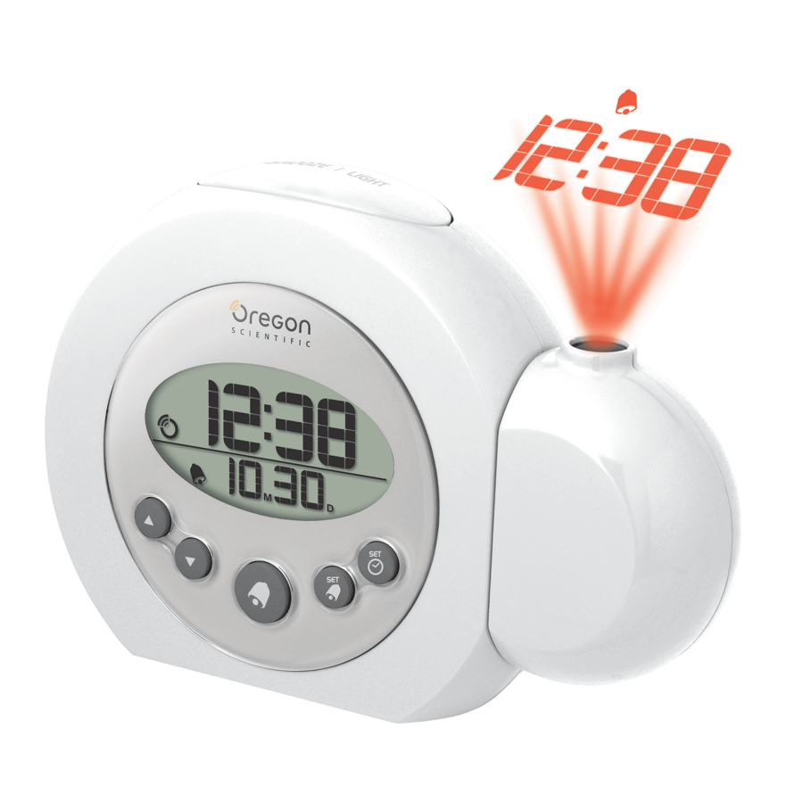 Oregon Scientific RM303P - Radio Controlled Projection Clock Manual ...