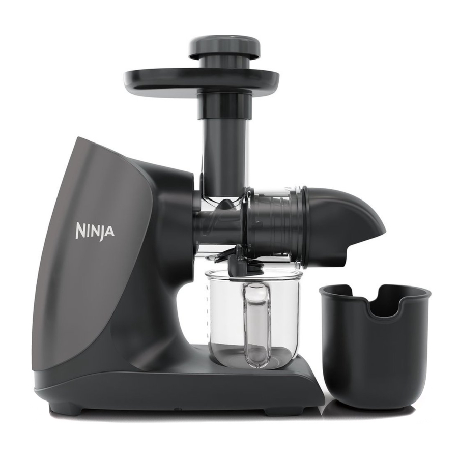 Guía de inicio rápido del EXTRACTOR DE PRENSA FRÍA Ninja | ManualsLib