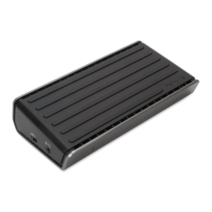 Targus USB-C DUAL VIDEO 4K - Docking Station Quick Start and Setup ...