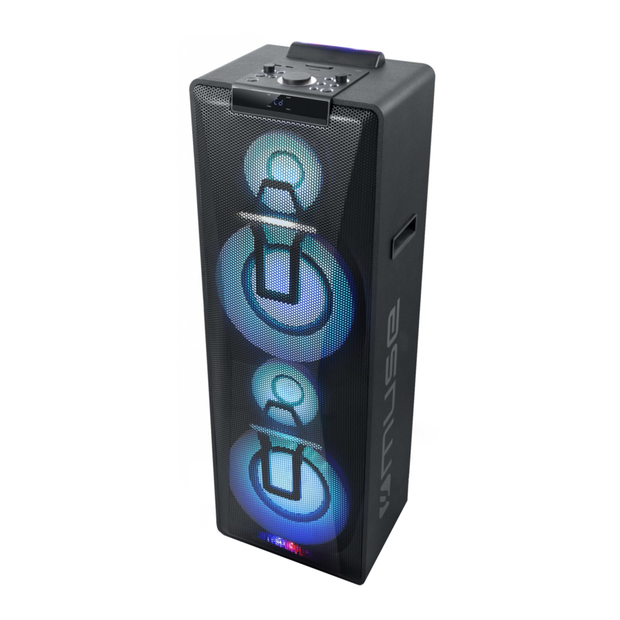 Muse M-1990 DJ - Bluetooth Party Box Speaker Manual | ManualsLib