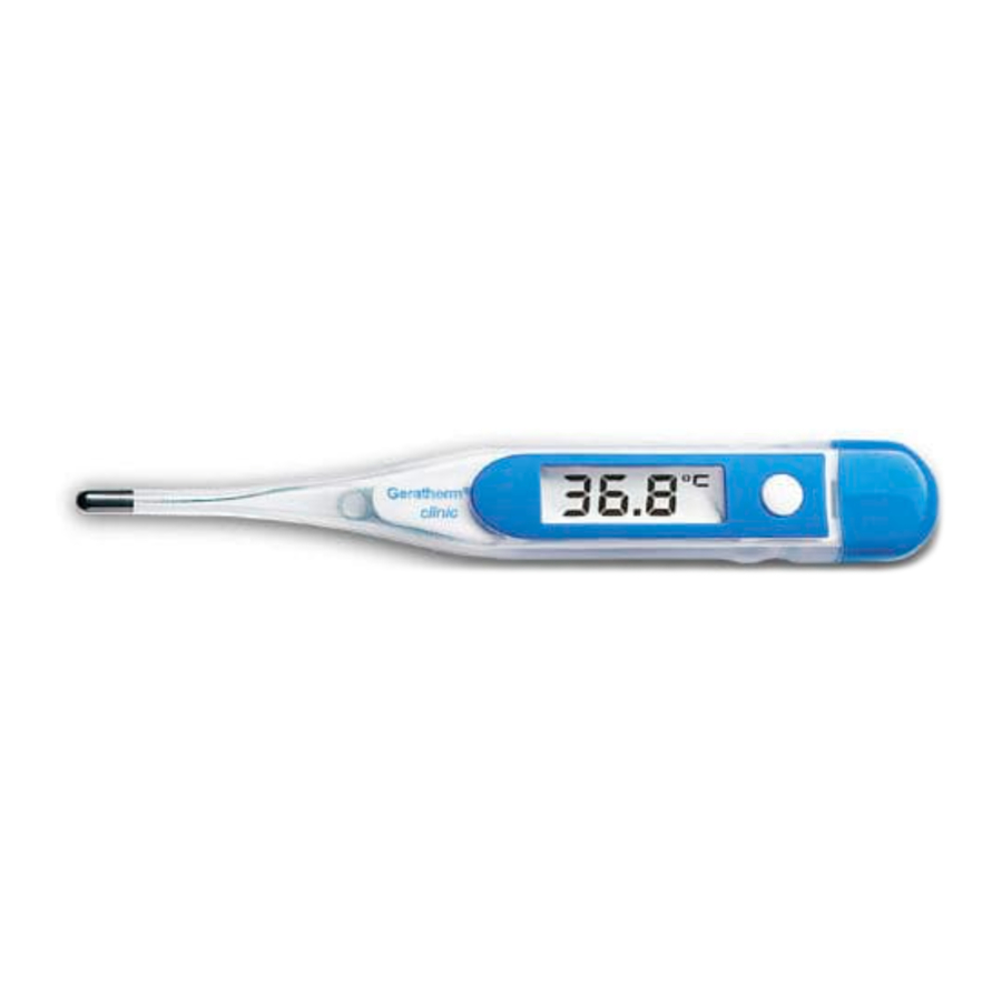 GERATHERM Medical GT-2038 - Manual del termómetro digital médico ...