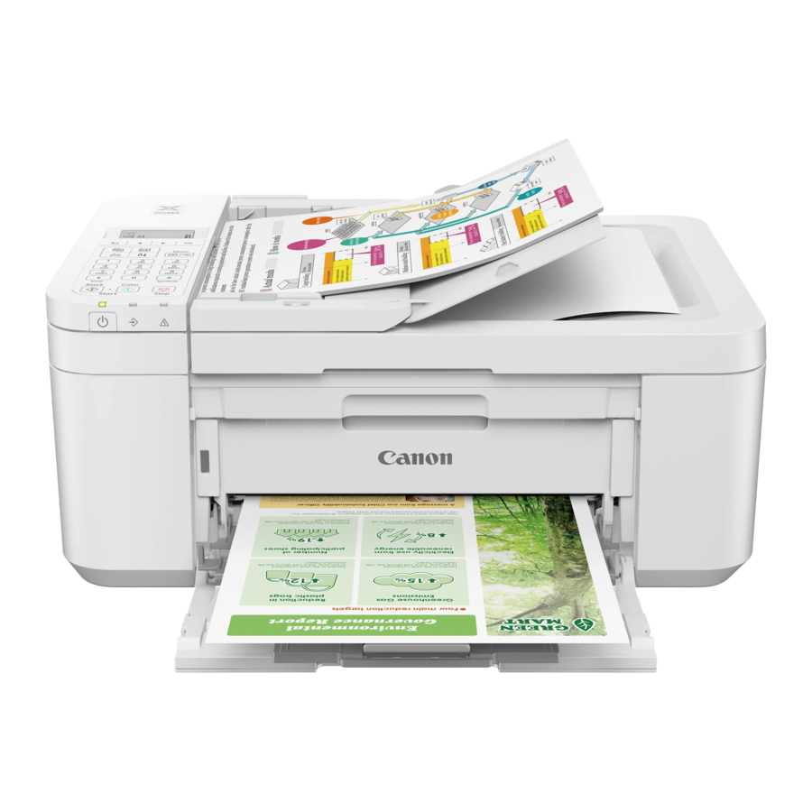 Manuel Canon PIXMA TR4700 Series, PIXMA TR4723 / TR4725 | ManualsLib