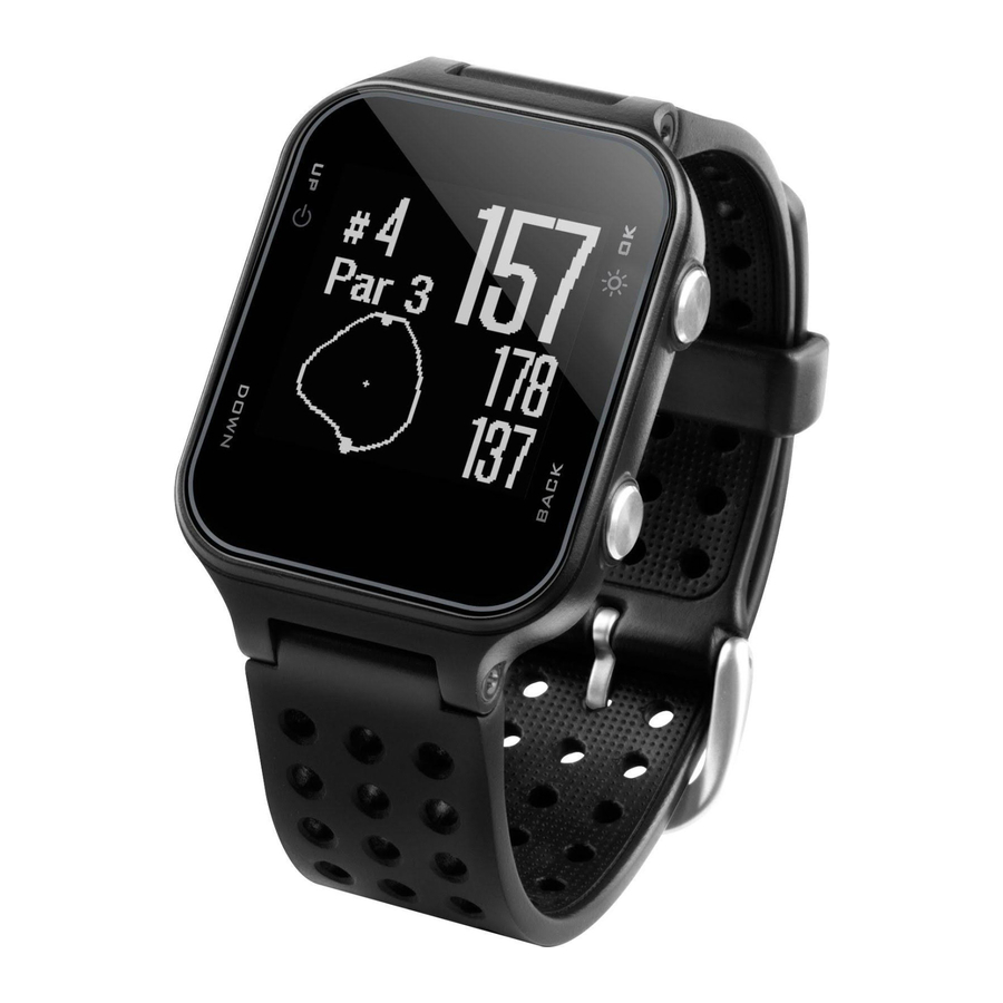 Garmin APPROACH S20 GPS Golf Watch Manual | ManualsLib