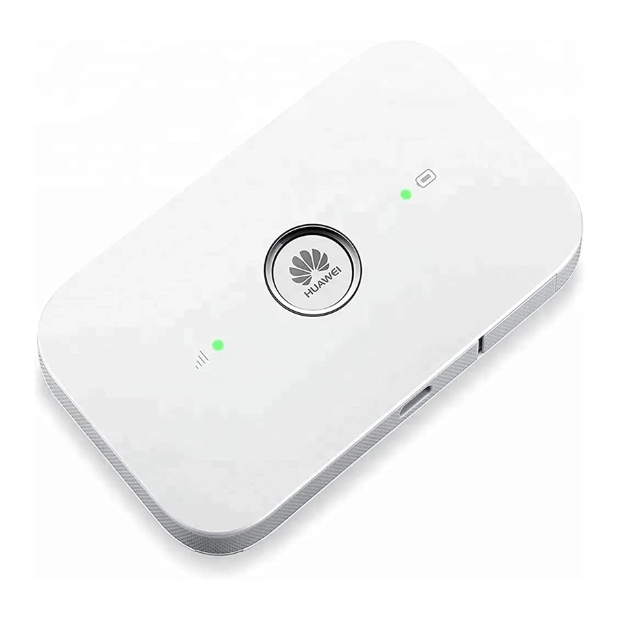 Guia de Início Rápido do Wi-Fi Móvel Huawei E5573 | ManualsLib
