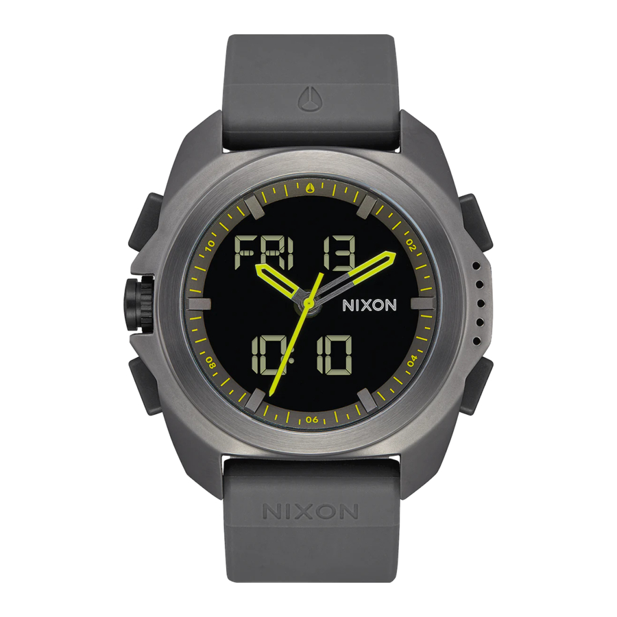 Manual do Relógio NIXON THE RIPLEY - 47mm, 100 metros | ManualsLib