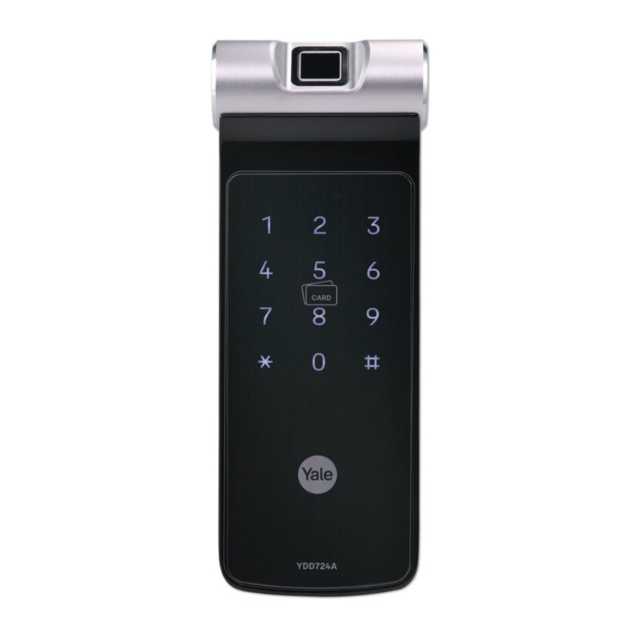 Assa Abloy Yale YDD724A - Assa Abloy Yale YDD724A Handleiding | ManualsLib