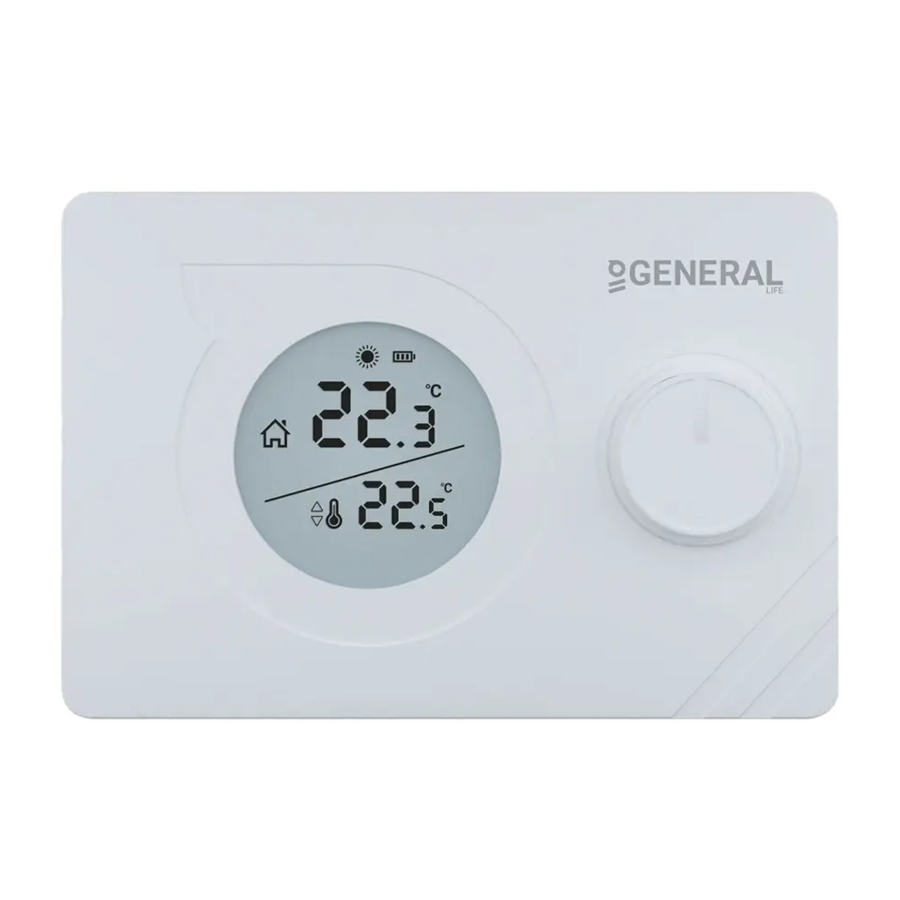 GENERAL LIFE MITRA 220 RF - Manuel du Thermostat d'Ambiance Numérique ...