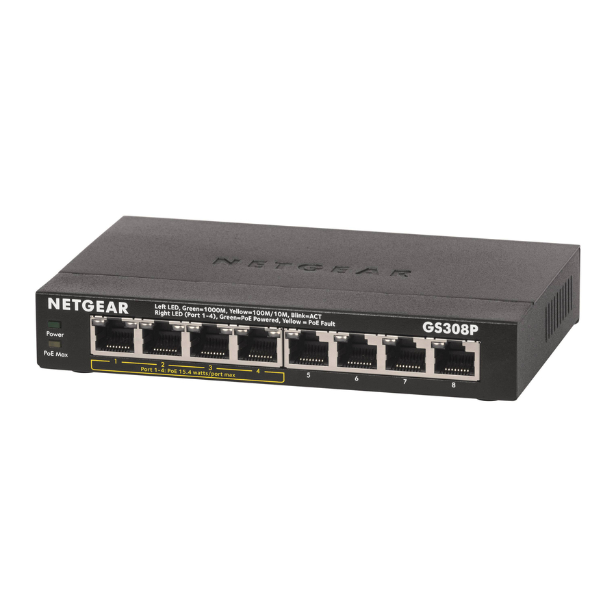 NETGEAR GS308P - Switch Ethernet Gigabit cu 8 Porturi și Ghid de ...
